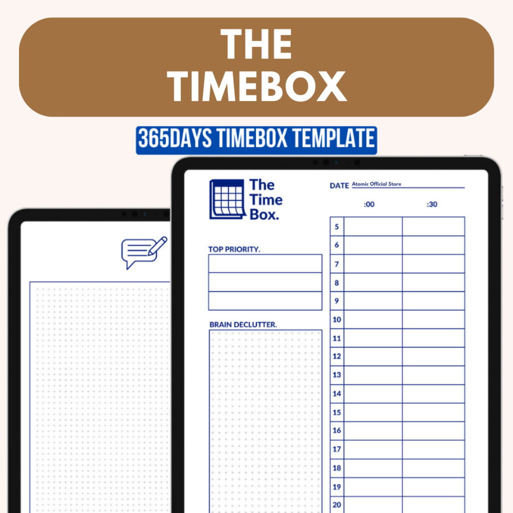 🔥INSTANT🔥 The Time Box Daily to Do List Digital Notepad – Time Block ...