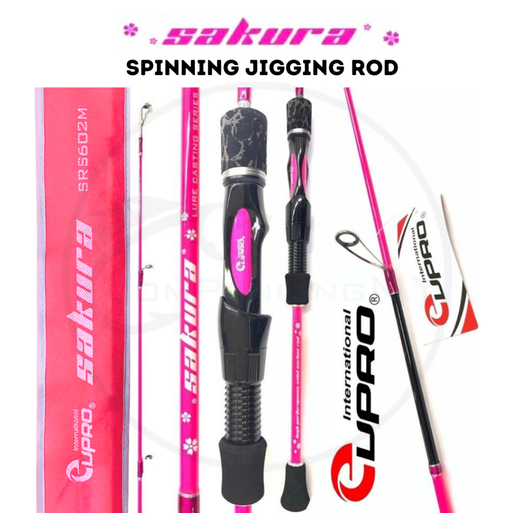 Eupro Sakura Spinning Jigging Fishing Rod Incl Hard Paper Tube Joran ...