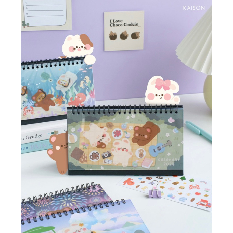 #2 [CLEARANCE STOCK] Kaison Table Desk Calendars 2024 | Shopee Malaysia