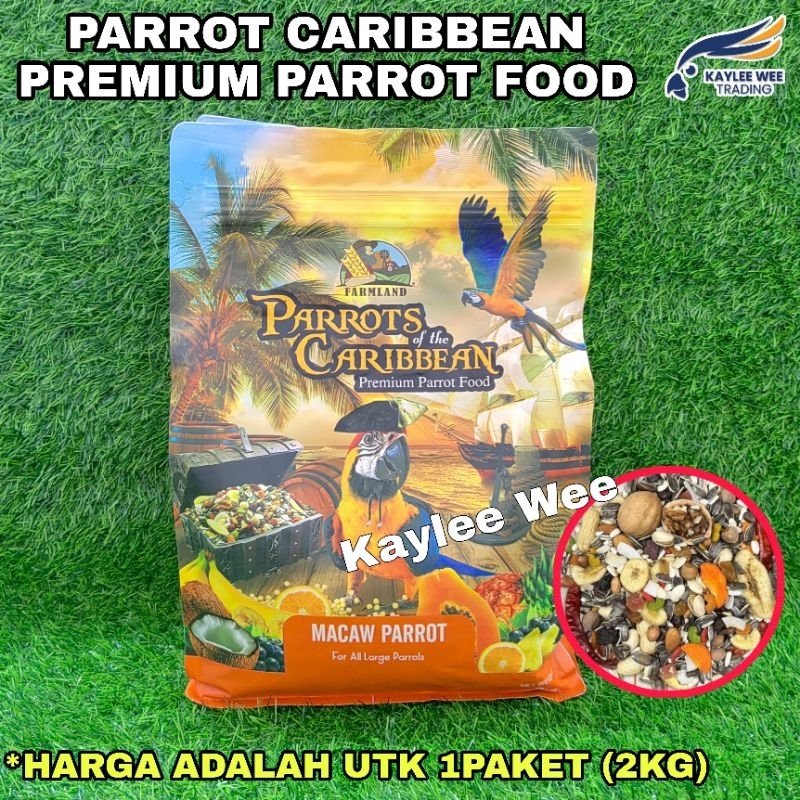 PARROT CARIBBEAN PREMIUM PARROT FOOD 2KG | Shopee Malaysia
