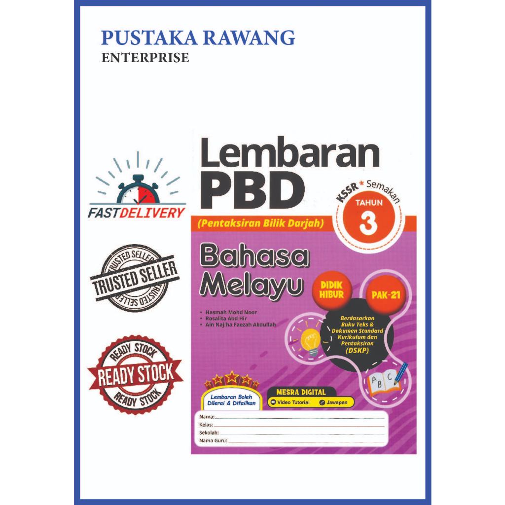 LEMBARAN PBD BAHASA MELAYU TAHUN 3 | Shopee Malaysia