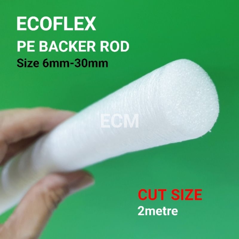 6MM - 30MM DIAMETRE (2METRE LENGTH) P.E BACKER ROD POLYETHYLENE BACKER ...