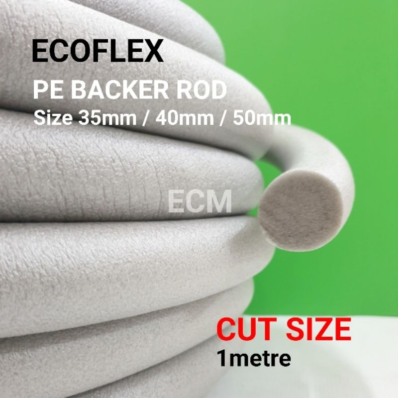 35MM - 50MM DIAMETRE (1METRE LENGTH) P.E CLOSED CELL POLYETHYLENE FOAM ...