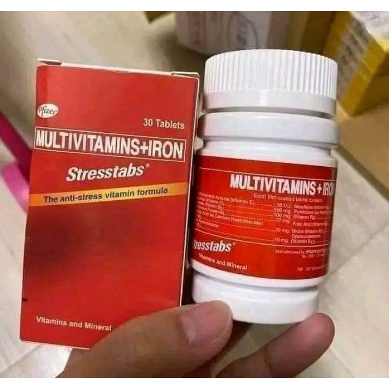 stresstab multivitamins plus iron 30 tablets | Shopee Malaysia