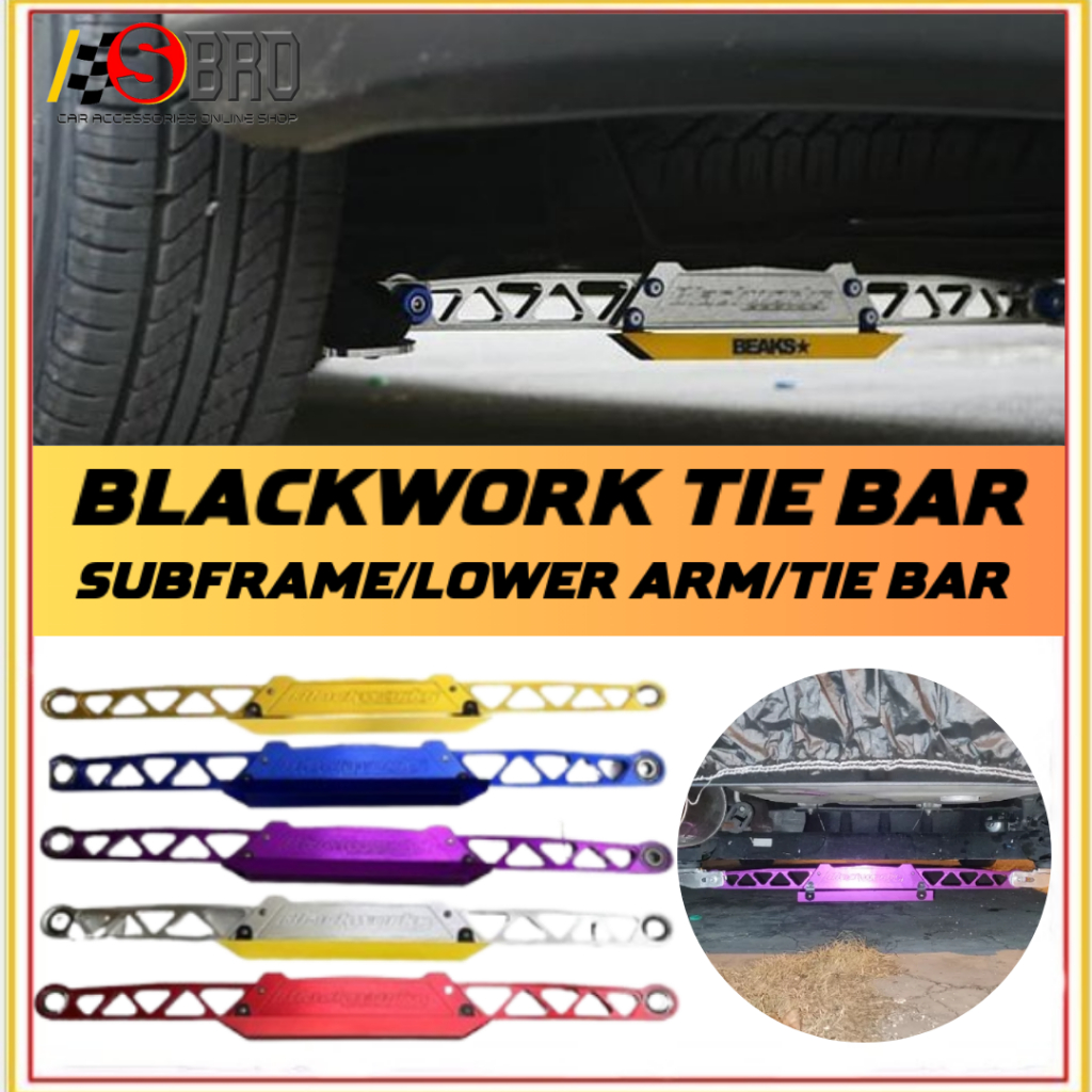 Black Work Racing BWR BAR Tie Bar /Subframe Brace BWR/Beaks Bar / sub ...