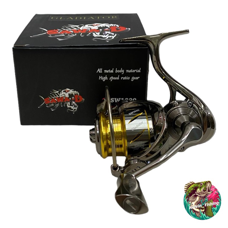 🎉🎉🎉SAWA-D NEW DESIGN GLADIATOR SW SPINNING REEL🎉🎉🎉 | Shopee Malaysia