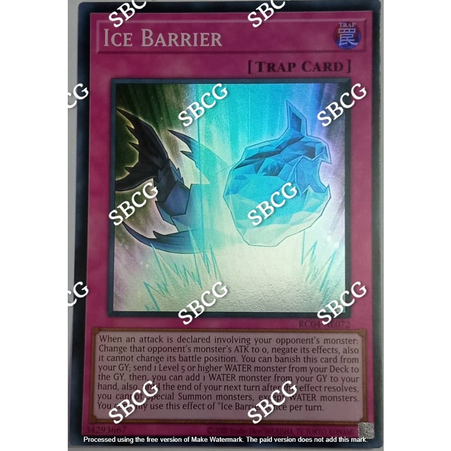 Rarity Collection Quarter Century Edition "Ice Barrier" ( RC04-AE072 ) | Shopee Malaysia