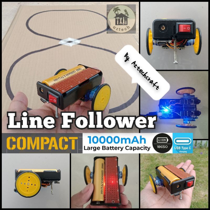 Line Follower (Rechargeable Type C) | Shopee Malaysia