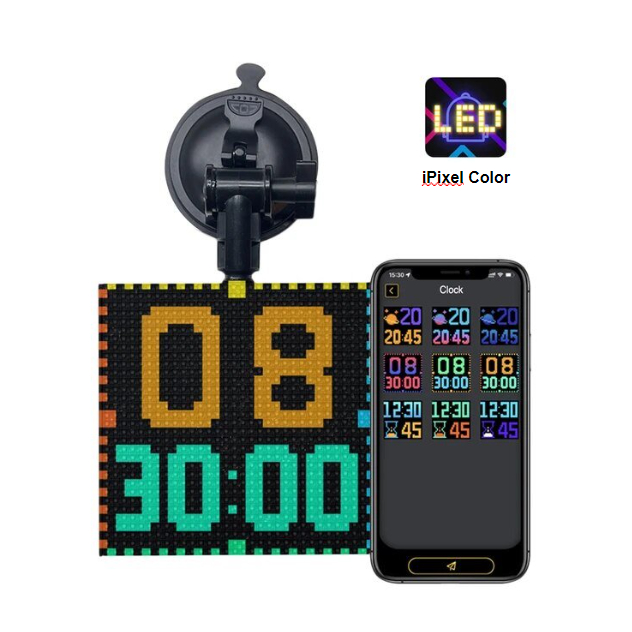 Universal Car Front Rear Window DIY Animated Icons Smart Phone App Control LED Pixel Screen ...