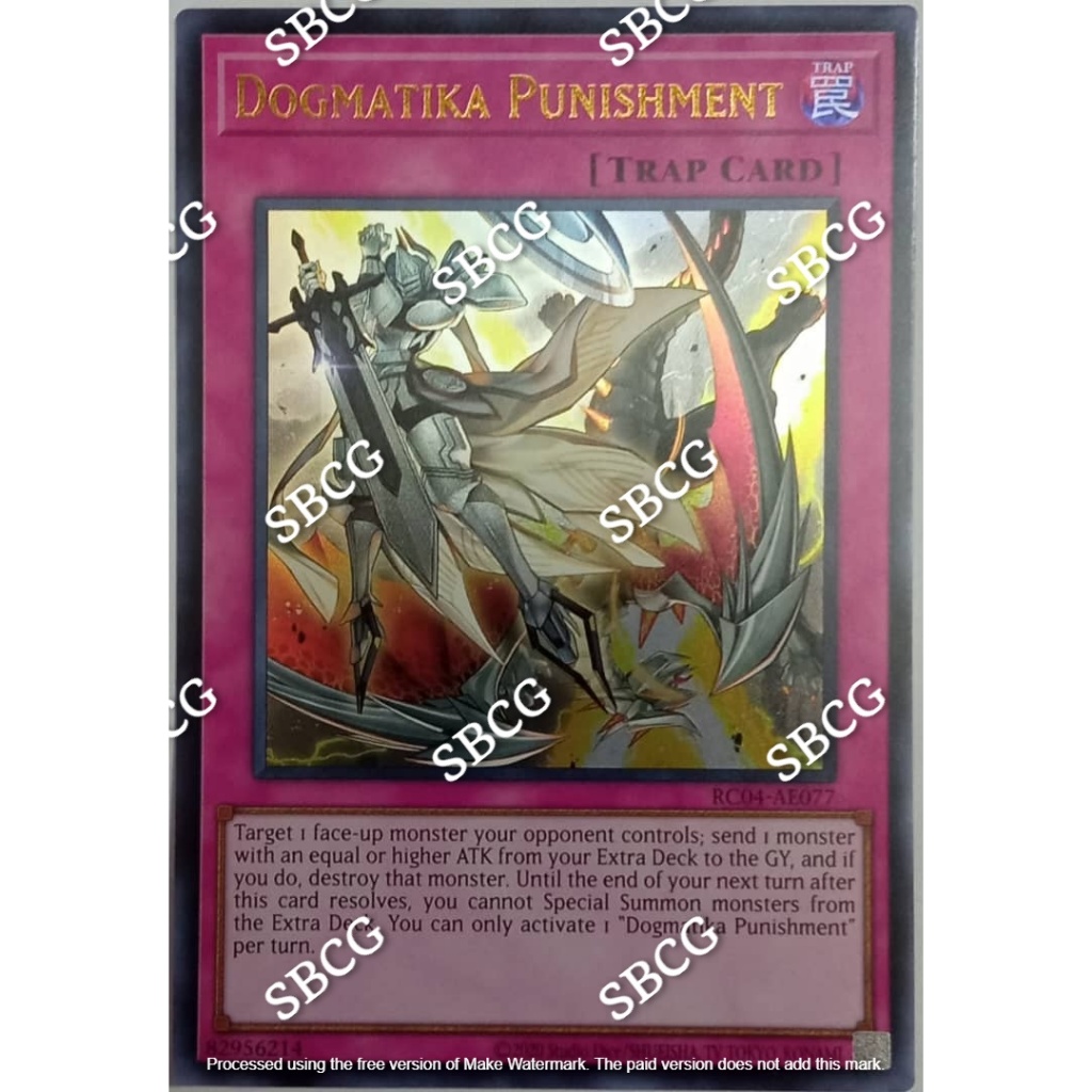 Rarity Collection Quarter Century Edition "Dogmatika Punishment" ( RC04-AE077 ) | Shopee Malaysia