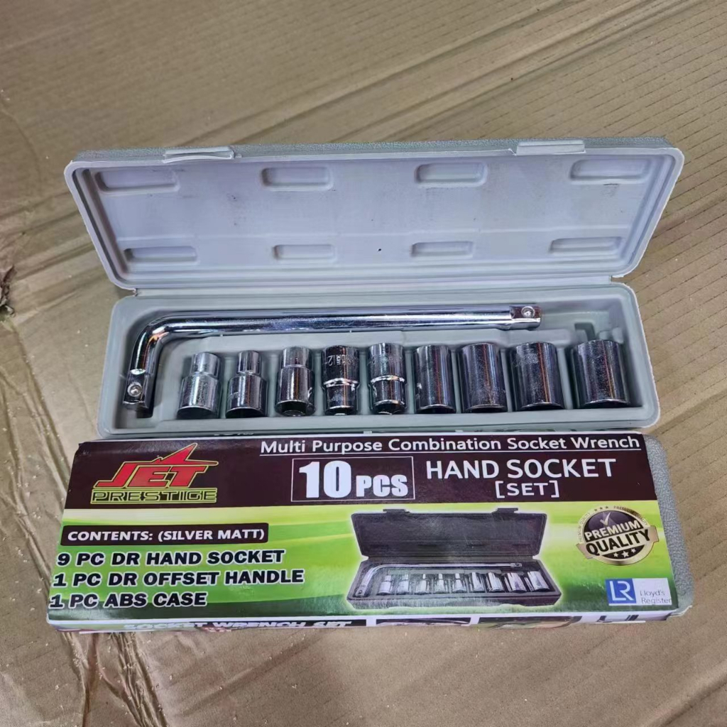 0PCS 1/2 Inch Long Impact Socket Set Black Deep Box Set Tool Set Socket ...