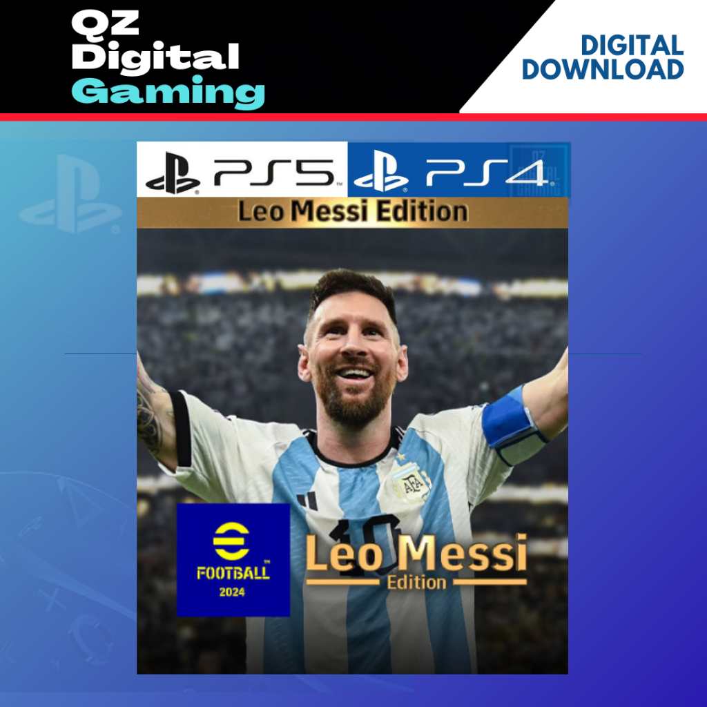 PS4 / PS5 eFootball 2024 Leo Messi Edition PES 2024 Full Game Digital ...
