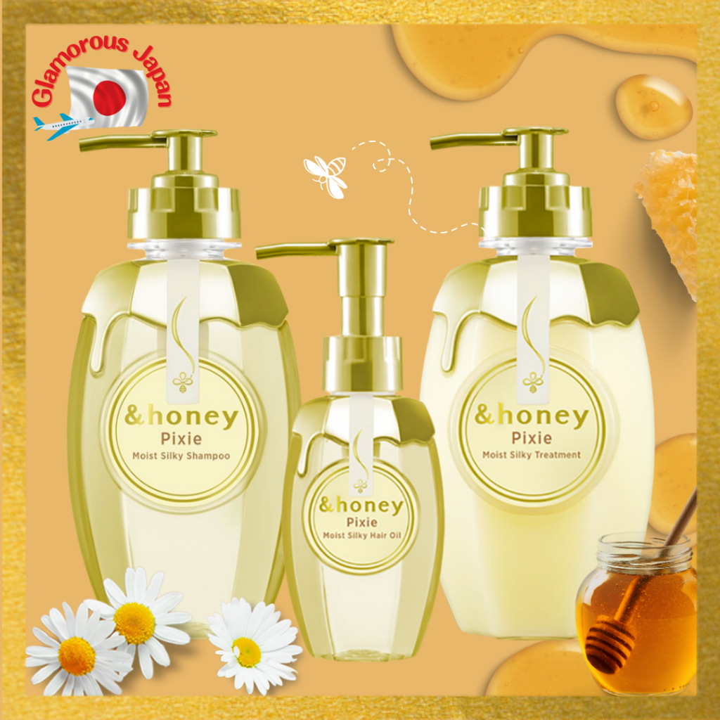 &honey Pixie Moist Silky Shampoo 440ml& Treatment 445ml【Direct from Japan】 | Shopee Malaysia