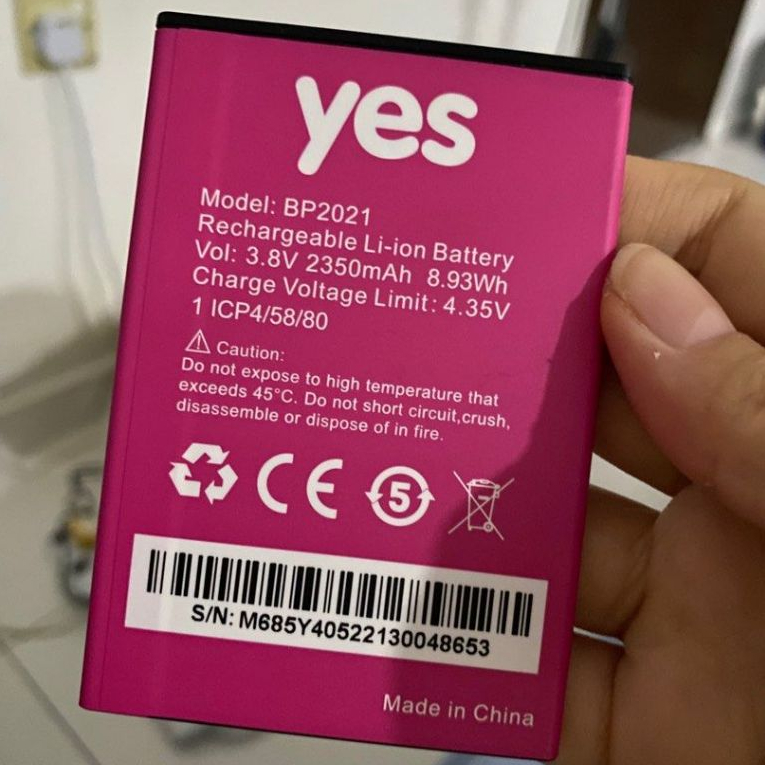 Yes Altitude 3 M685Y4 BP2021 2350MAH 1 ICP4/58/80 Bateri Fone Cikgu Fon M685 Pelajar 2500mah ...