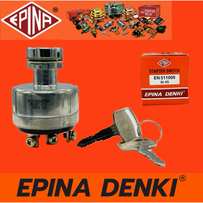 EN 511000 ORIGINAL EPINA DENKI (SI-05) HEAVY DUTY 6PIN KEY SWITCH SI05 ...