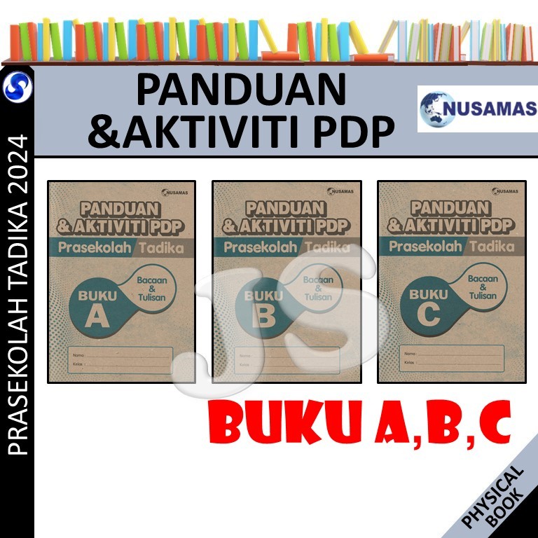 PANDUAN&AKTIVITI PDP - PRASEKOLAH/TADIKA - BACAAN&TULISAN (BUKU A,B DAN ...