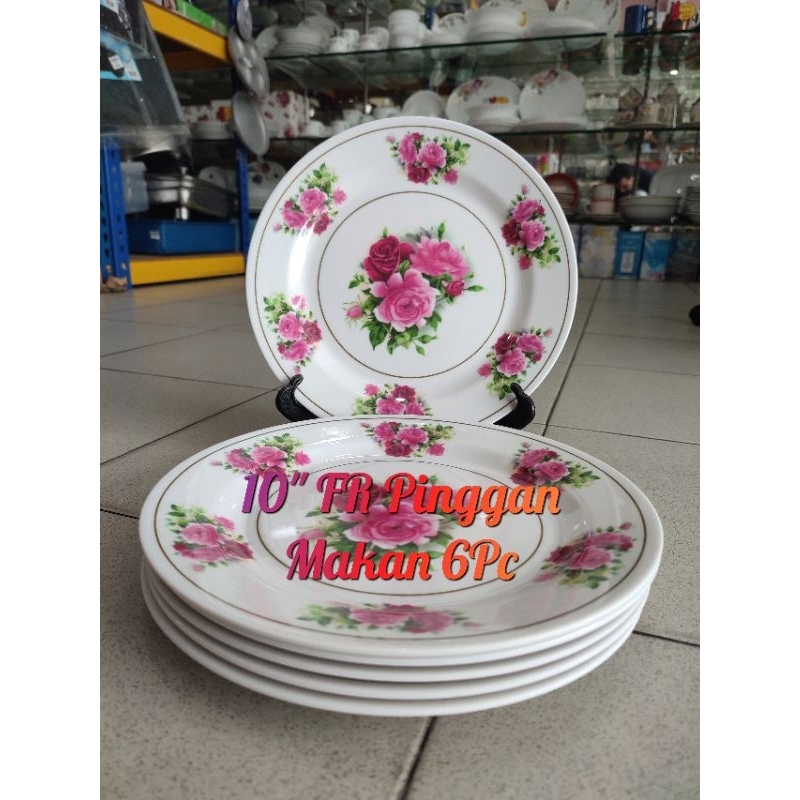 FR1210 10" Pinggan Makan 6Pc or 9oz Tumbler Melamine | Shopee Malaysia