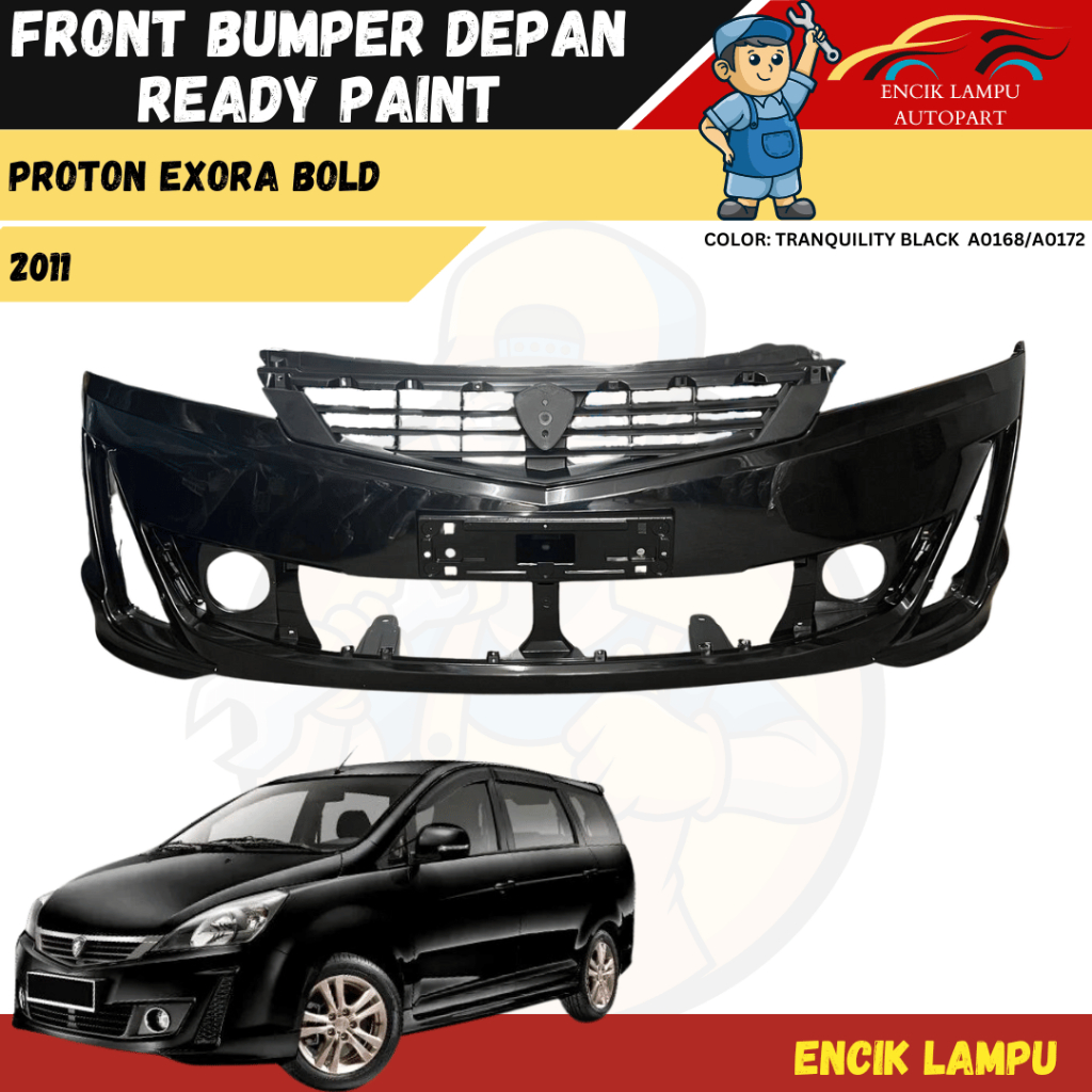 Front Bumper Depan Original Proton Exora Bold 2011 With Paint ...