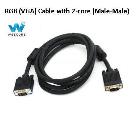 RGB (VGA) Cable with 2-core (Male-Male) - 1.5M/5M/10M/15M/20M | Shopee Malaysia