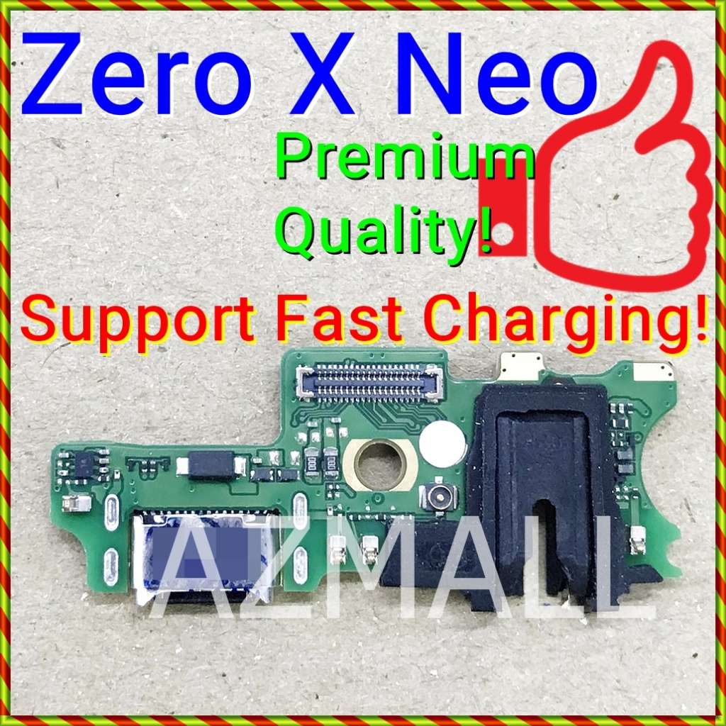 (18W Fast Charge) NEW ORI Charging Port IC SUB Board MIC Microphone for Infinix Zero X Neo ...