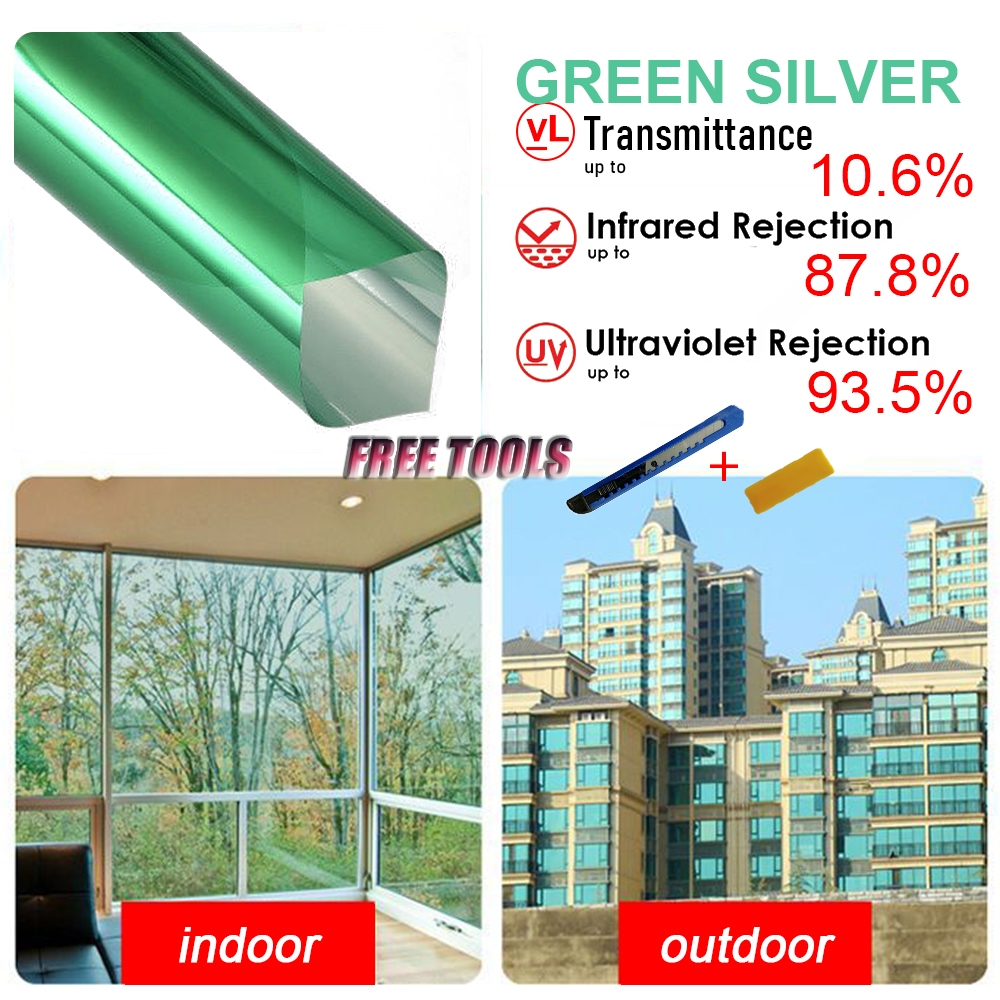 [Custom Size] Window Tinted Film Privacy Tinted Film Mirror Sticker ...