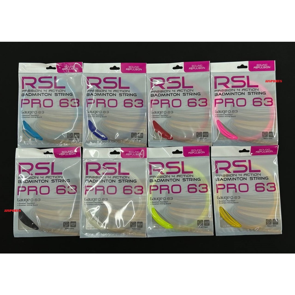 RSL Badminton String PRO 63 ( 100% Original ) MADE IN TAIWAN | Shopee ...