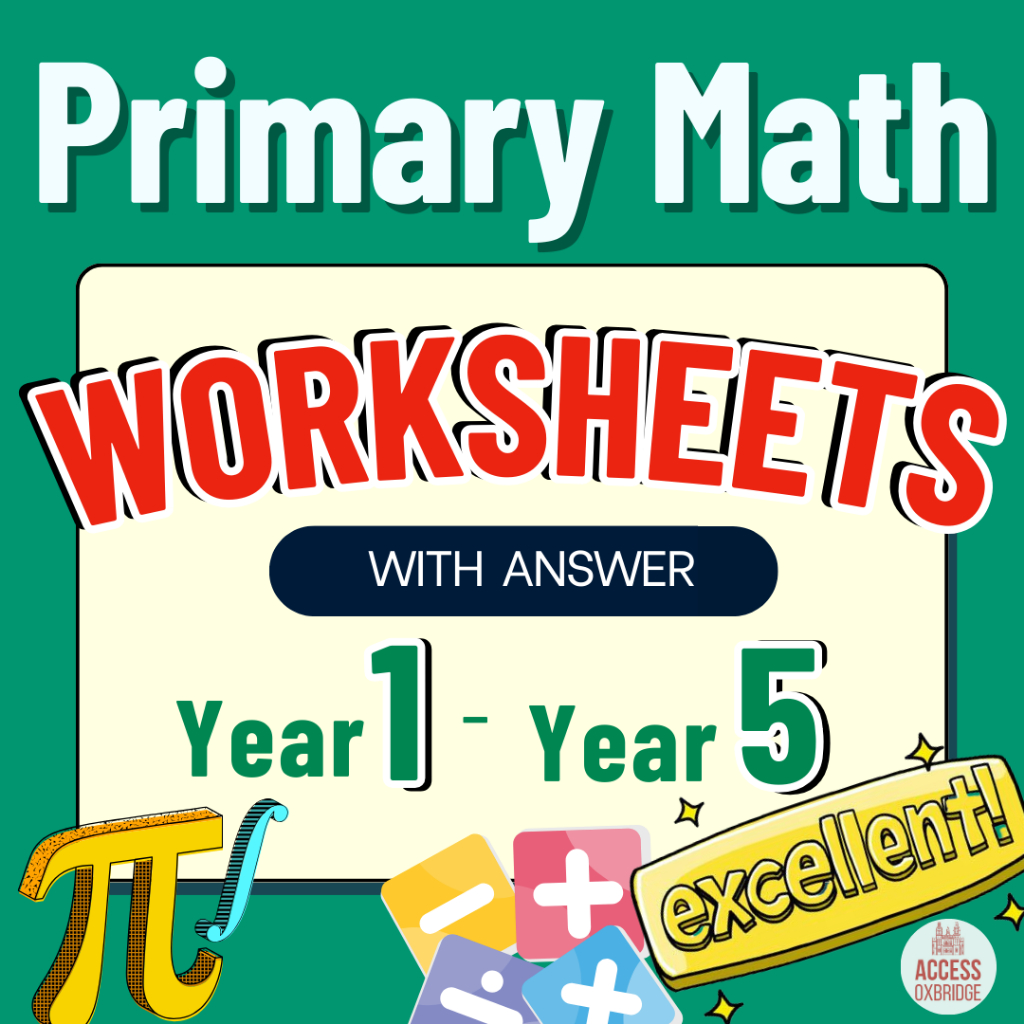 P24 Primary Math Worksheets + Answer Grade 1 - Grade 5 Mathematics ...