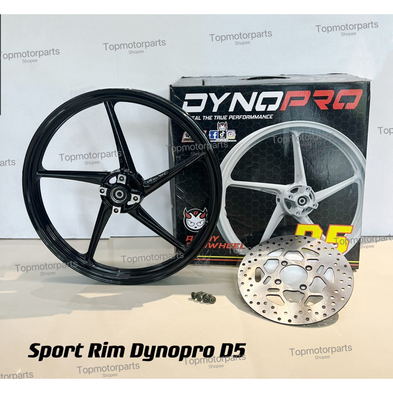 Sport Rim Dynopro D5 PNP Y15ZR /Y16ZR Dynopro 1.6x1.6-17 Black 100% ...