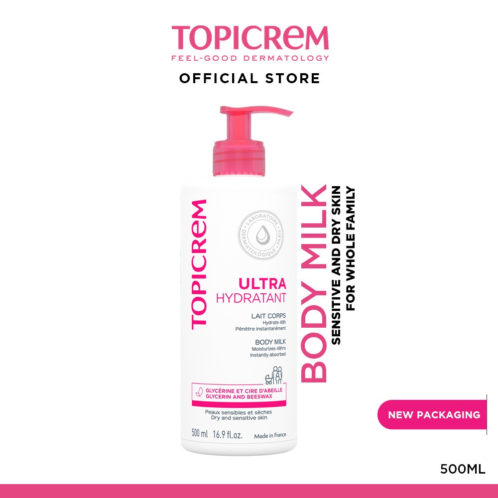TOPICREM Ultra Moisturising Body Milk 500ml | Shopee Malaysia