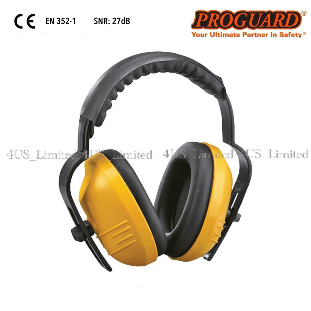 Proguard SNR 27DB Vito Earmuff WIth Rubber Head Band Adjustable Height ...