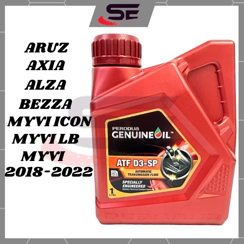 PERODUA Auto Transmission Fluid ATF D3-SP 1Litre Minyak Auto Myvi Lagi ...
