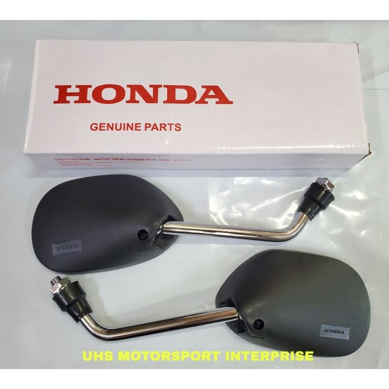 HONDA SIDE MIRROR CERMIN SISI CHROME ROD EX5 DREAM WAVE 100 WAVE 125 ...