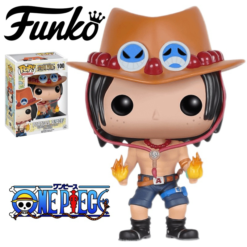Original Funko Pop Vinyl Figure Portgas.D.Ace No.100 Animation One ...