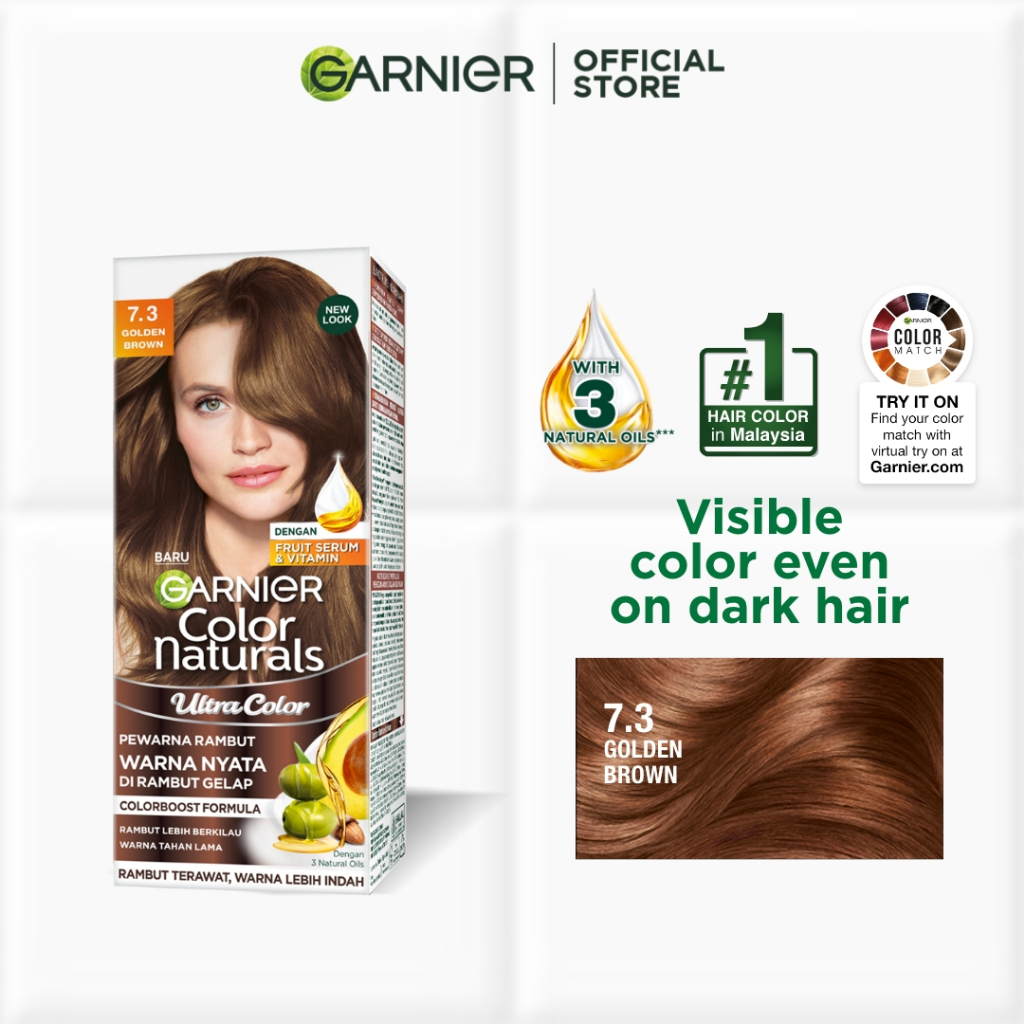 Garnier Color Naturals Ultra Color Kit Hair Colour | Shopee Malaysia