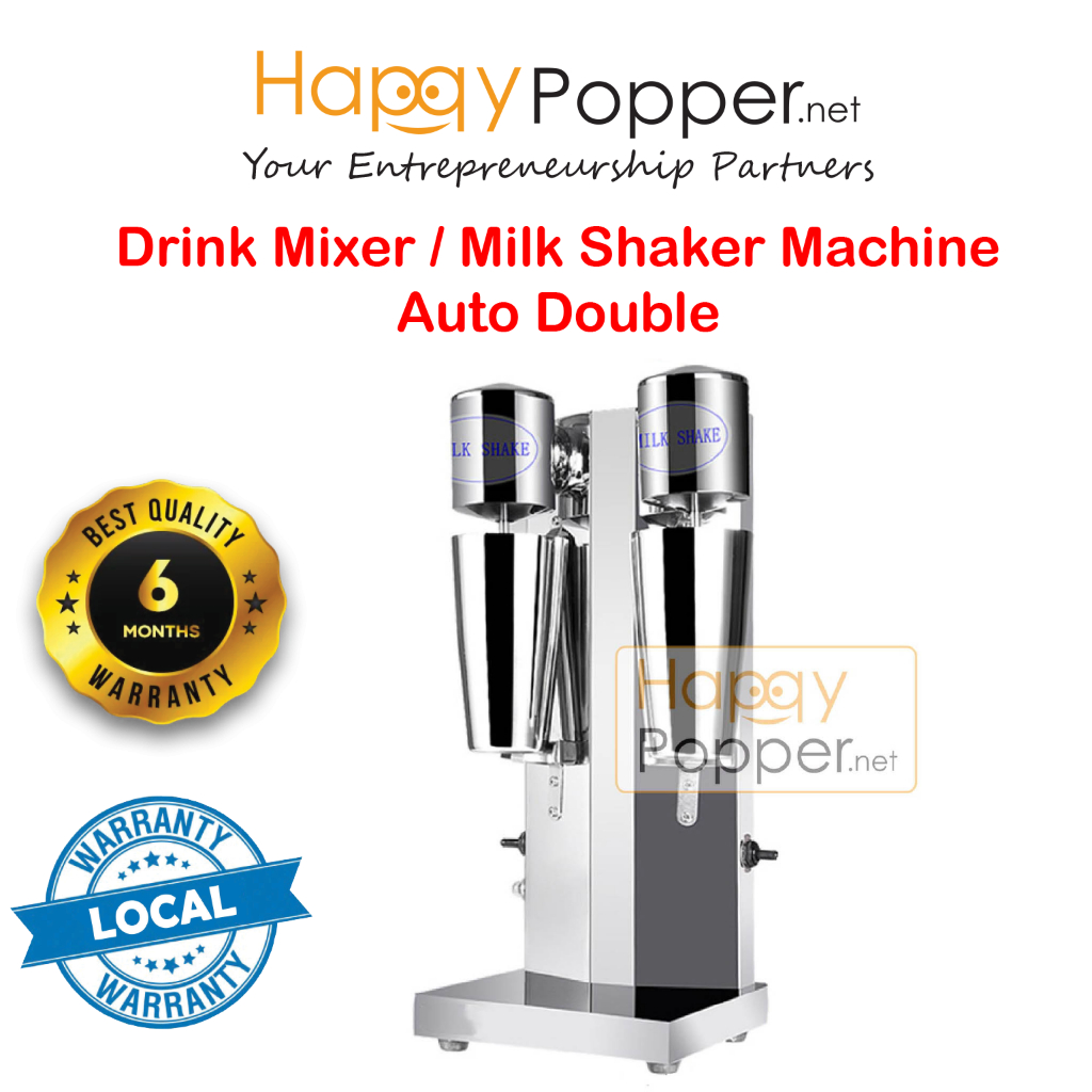 Happypopper Commercial Electric Drink Mixer Milkshake Milk Foam Mixer ...
