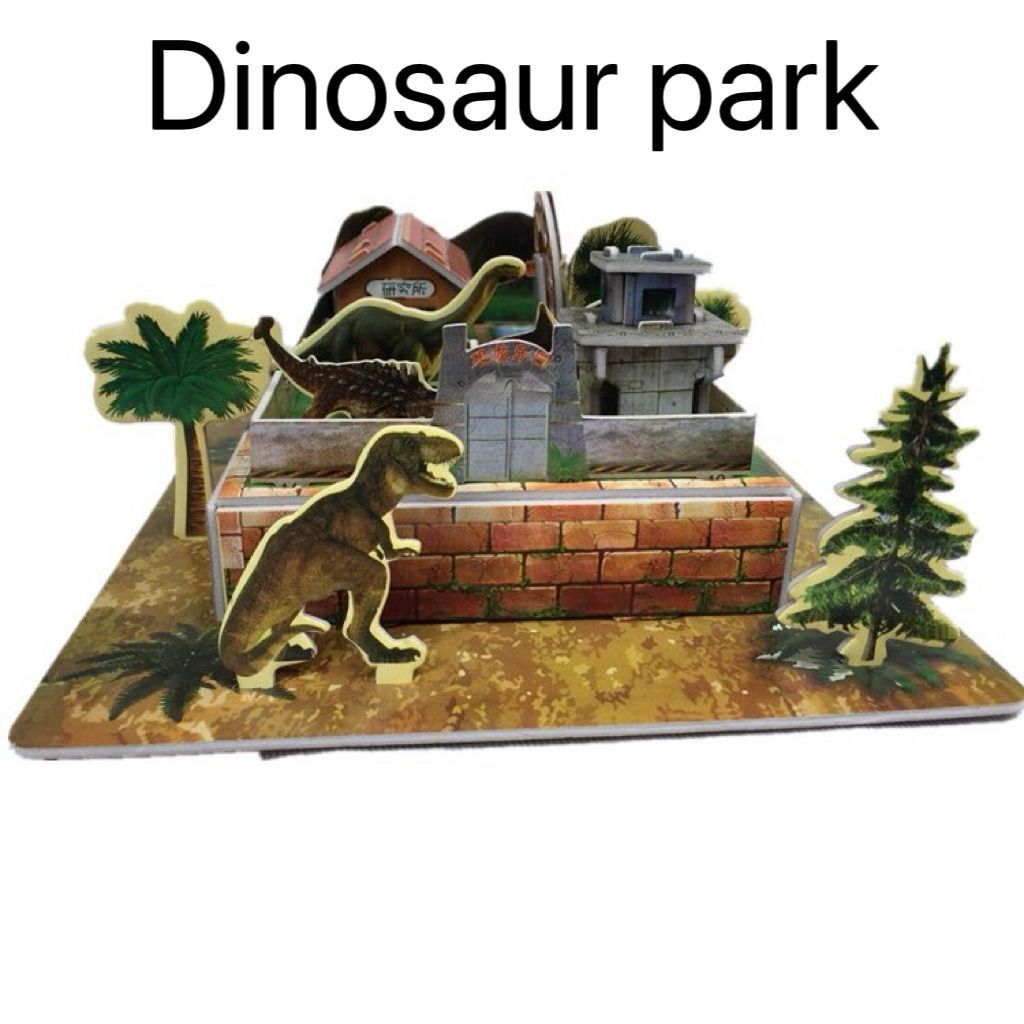 Big size 3D DIY Puzzle IQ Challenging House Theme 4pcs Puzzles for Kids ...