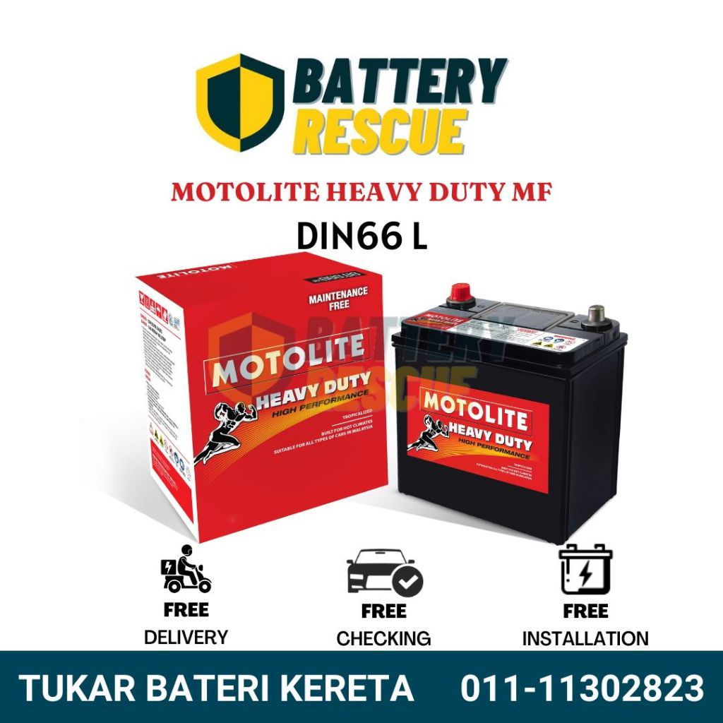 [Installation Provided] DIN66L DIN66 LN3 | Motolite Heavy Duty MF Car ...