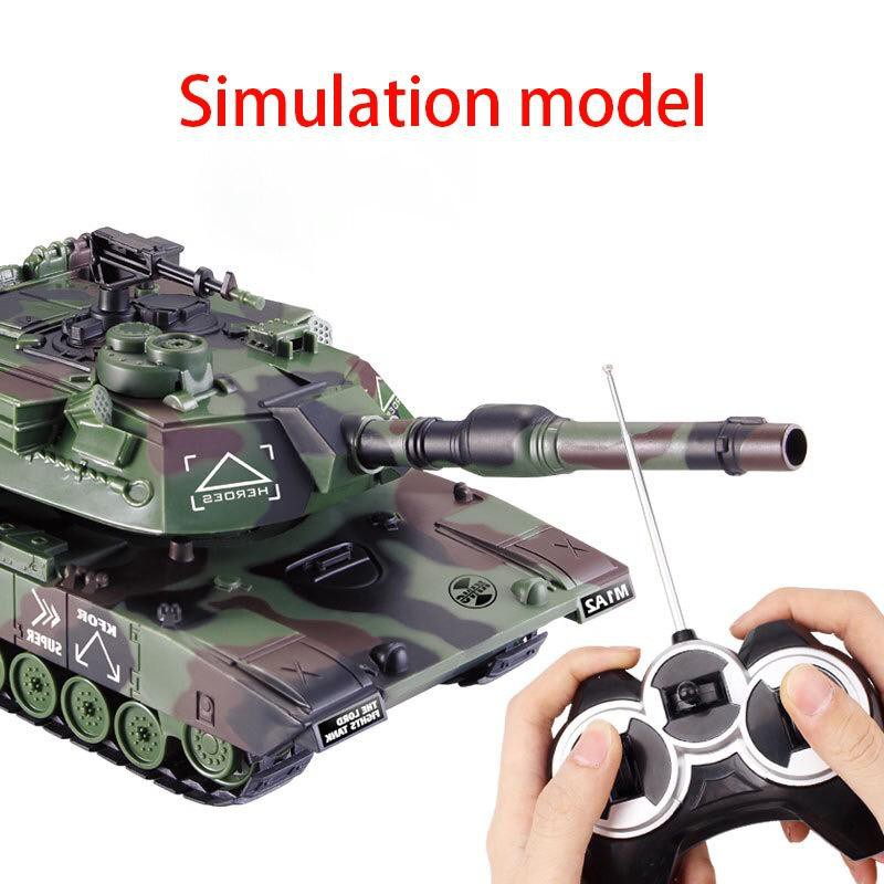 F03 - RC Tank with light & sound 2.4G wireless remote control infra red ...
