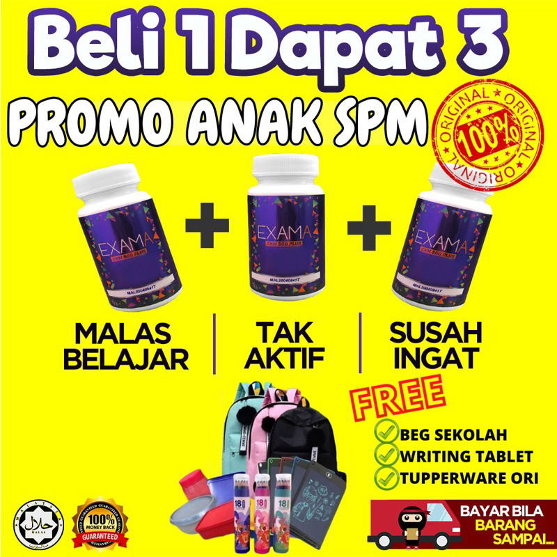 [ORIGINAL 100%] PAKEJ ANAK SPM EXAMA 100% Original HQ | Shopee Malaysia