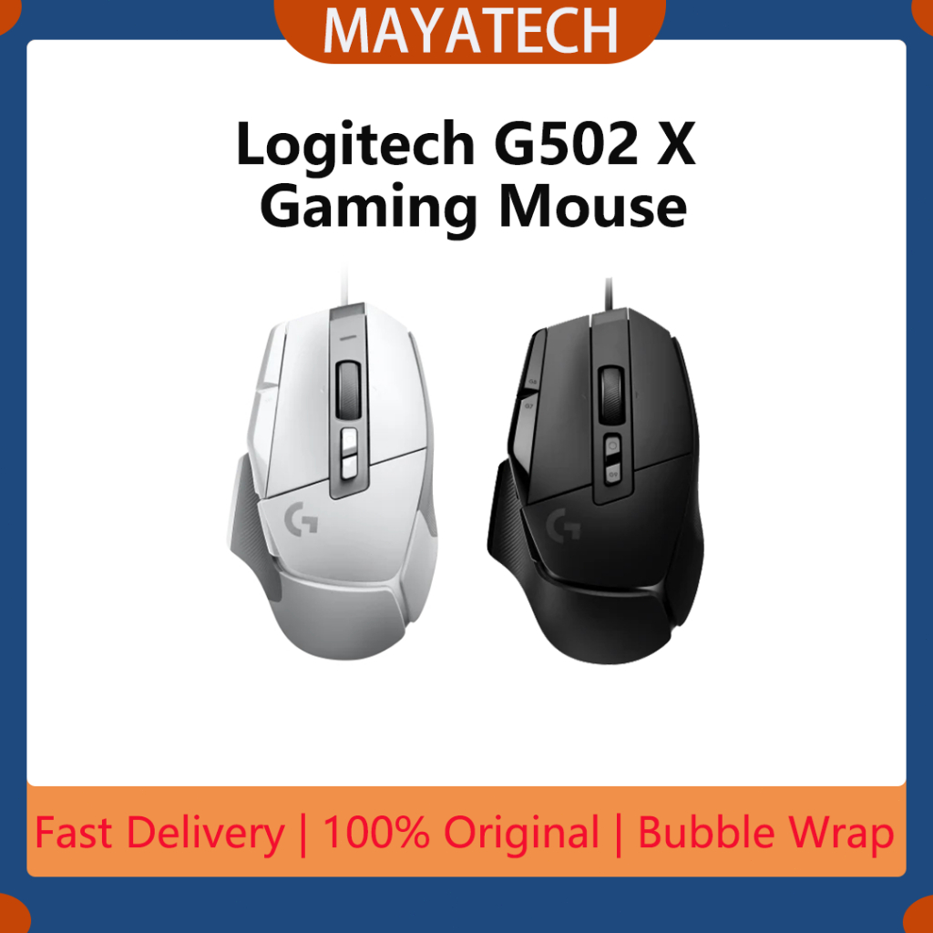 【Ready Stock】Logitech G502 X Wired Gaming Mouse 25K Gaming Sensor ...