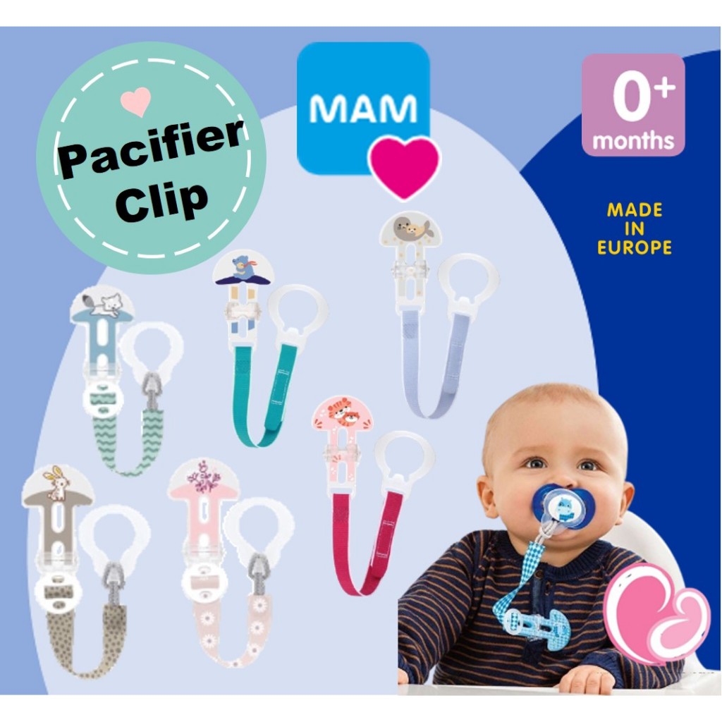 MAM Clip It! Baby Pacifier Clip / Soother Holder | Klik Puting Bayi ...