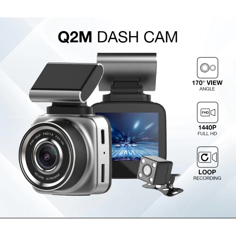 ANYTEK Q2M Dash Cam Kereta Dashcam Car Camera Recorder Driving Car DVR ...