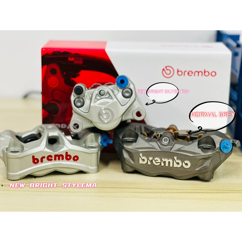 SPECIAL BRIGHT ORIGINAL BREMBO STYLEMA 4POT P34 2POT Brake Caliper ...