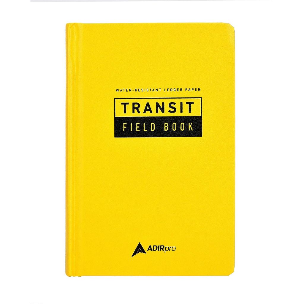 AdirPro Transit Field Book, Yellow Cover Surveyor Field Book Water ...
