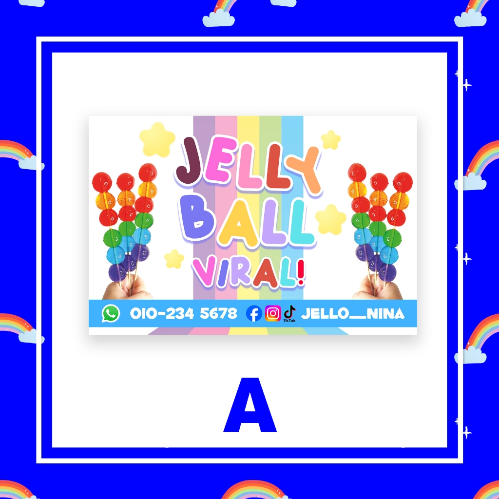 Banner Jelly ball Viral Murah | KAWAIIYO | Shopee Malaysia