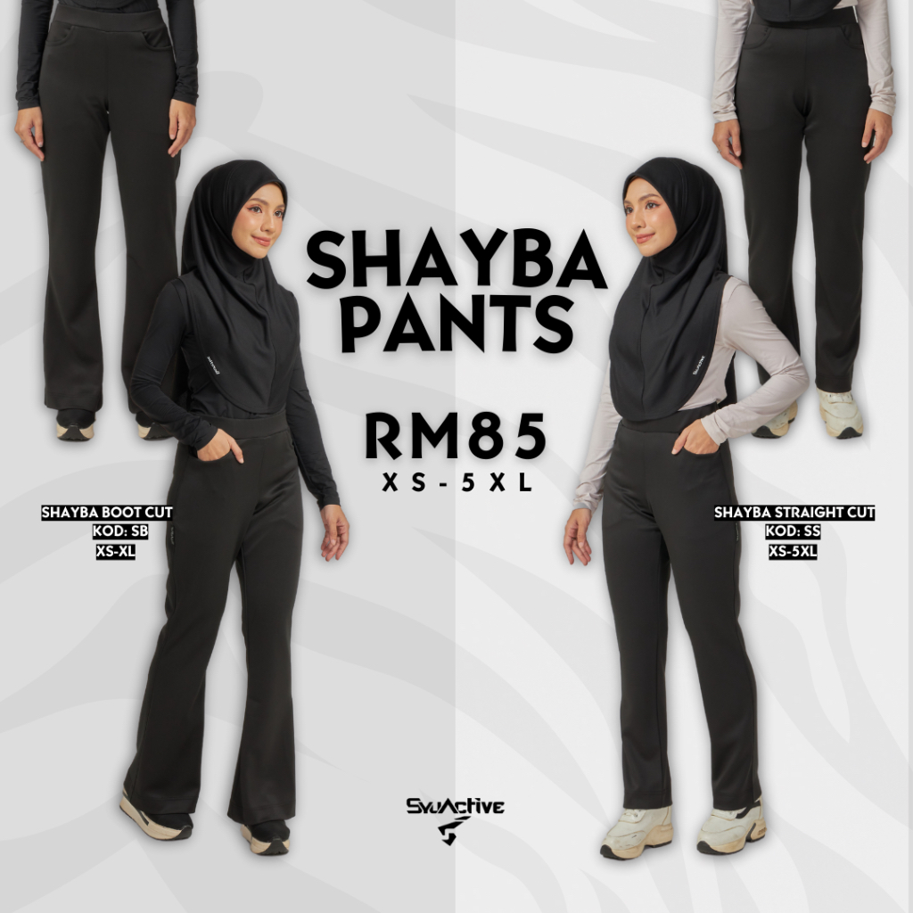 SHAYBA Pants | Seluar Sukan Perempuan| Hiking Jogging | Kasual ...