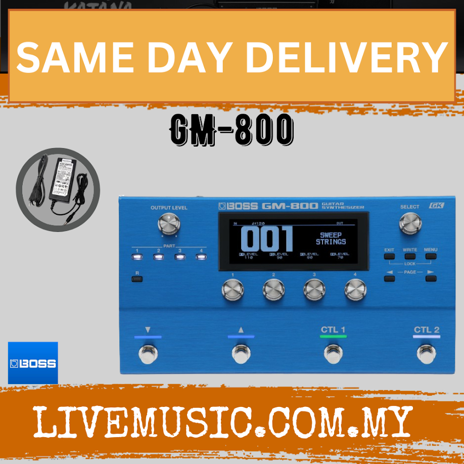 Boss GM-800 Guitar Synthesizer ( GM 800 / GM800 ) | Shopee Malaysia