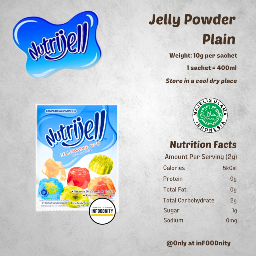 NUTRIJELL Jelly Powder Mix Nutrijell Agar Agar Nutrijell Mix Nutrijelly ...
