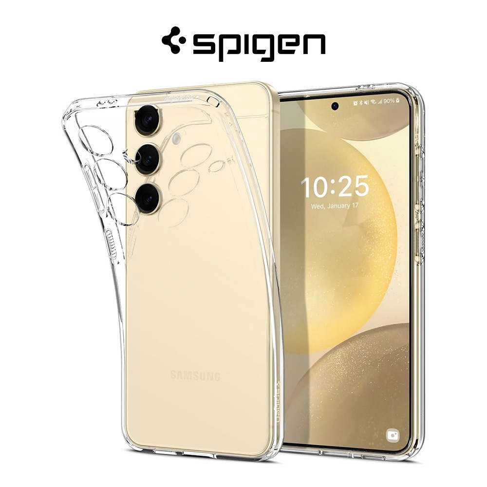 Spigen Samsung S24+ Case 6.7" Liquid Crystal / Crystal Flex Clear Casing Durable and Flexible ...