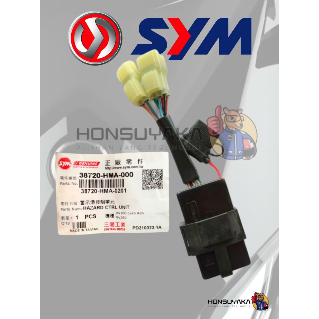 HAZARD CONTROL UNIT FOR SYM VTS 200 (38720-HMA-000 ) | Shopee Malaysia